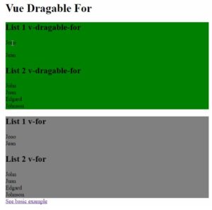 Advanced Touch-enable Draggable Component For Vue - Vue Script